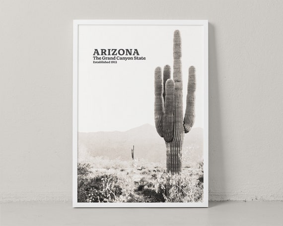 Arizona Poster Arizona Print Arizona Wall Art Arizona - Etsy