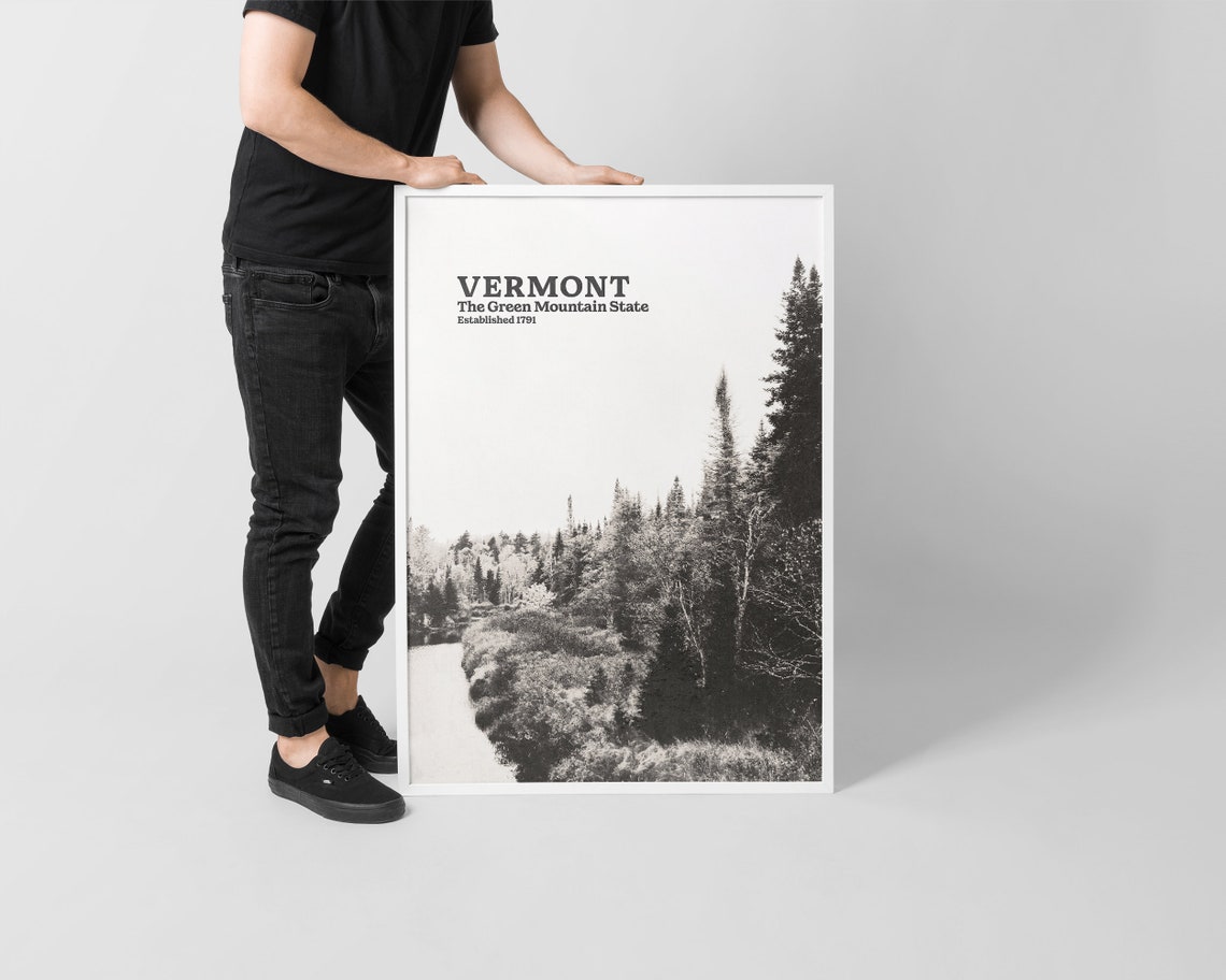 Vermont Poster - Vermont Print - Vermont Wall Art - Vermont Photography ...