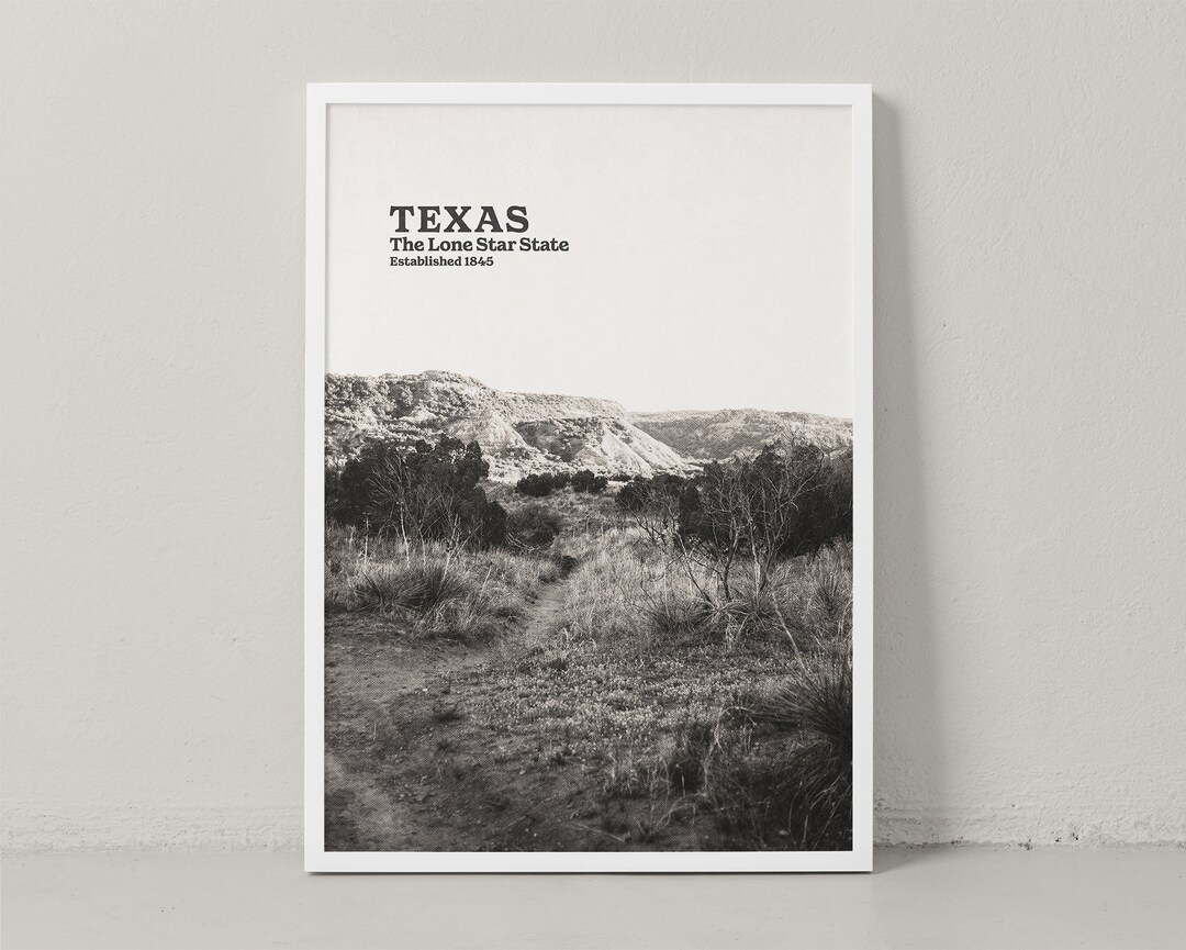 Texas Poster - Texas Print - Texas Wall Art - Texas Photography - Texas ...