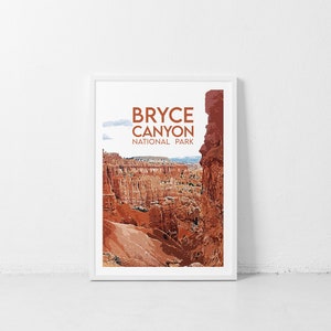 Bryce Canyon Print - National Park Service - NPS Illustration ...