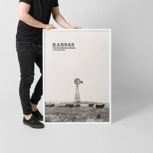 Kansas Poster - Kansas Print - Kansas Wall Art - Kansas Photography ...