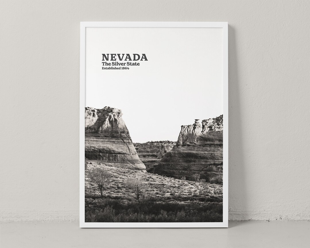 Nevada Poster - Nevada Print - Nevada Wall Art - Nevada Photography ...