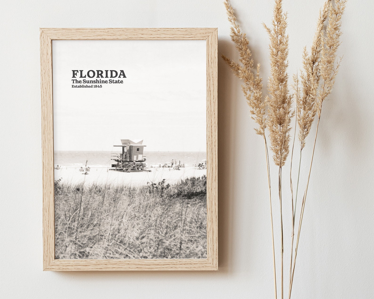 Florida Poster Florida Print Florida Wall Art Florida | Etsy