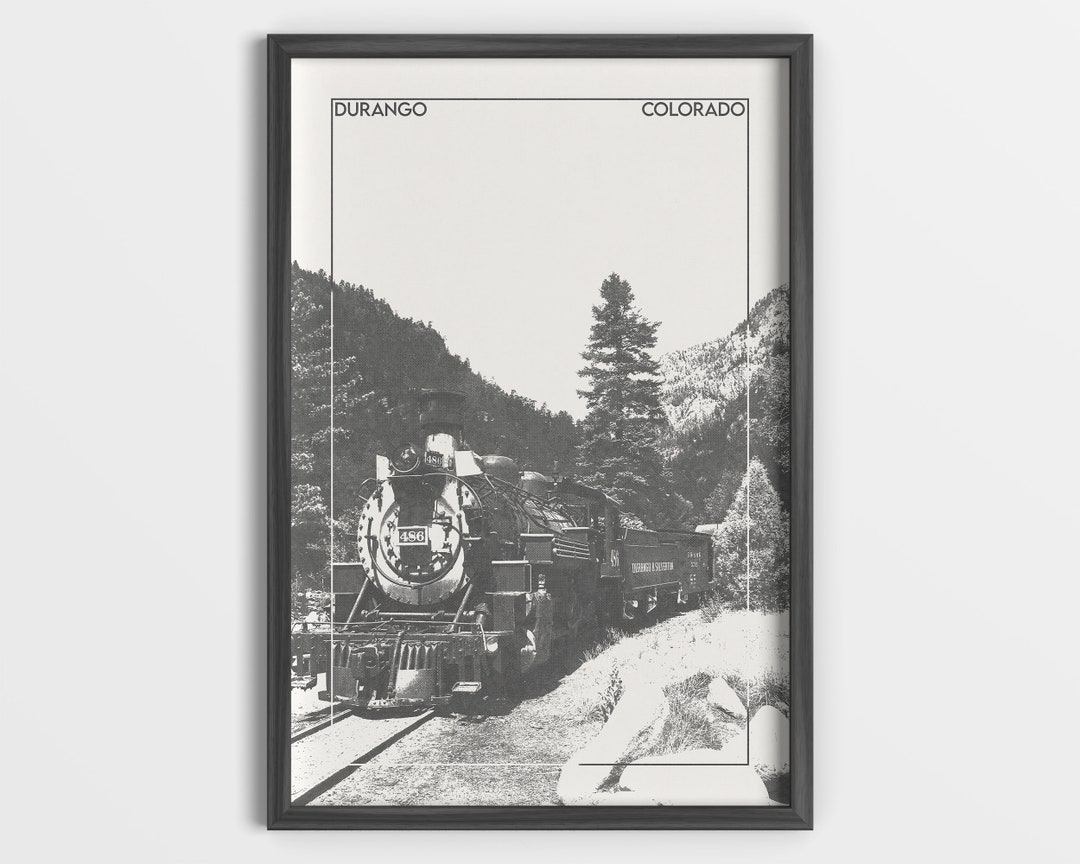 Durango Poster - Colorado Poster - Durango, CO - Etsy