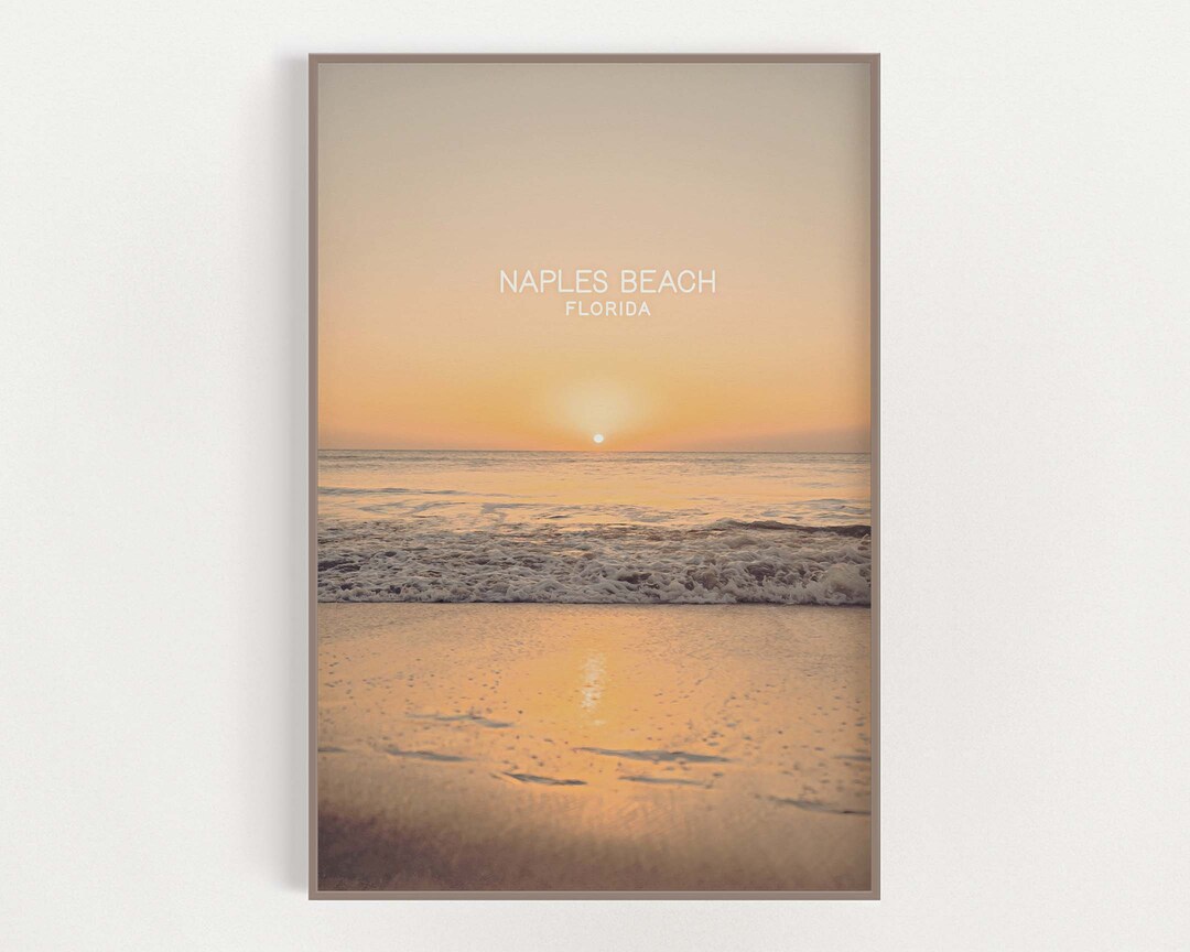 Naples Beach - Florida - Naples Florida - Naples Print - Naples FL ...
