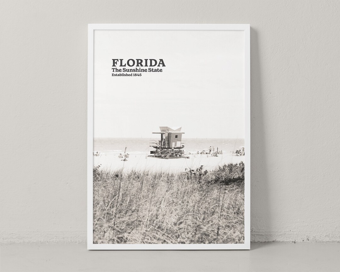 Florida Poster - Florida Print - Florida Wall Art - Florida Photography ...
