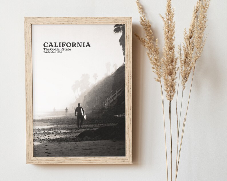 California Poster California Print California Wall Art - Etsy