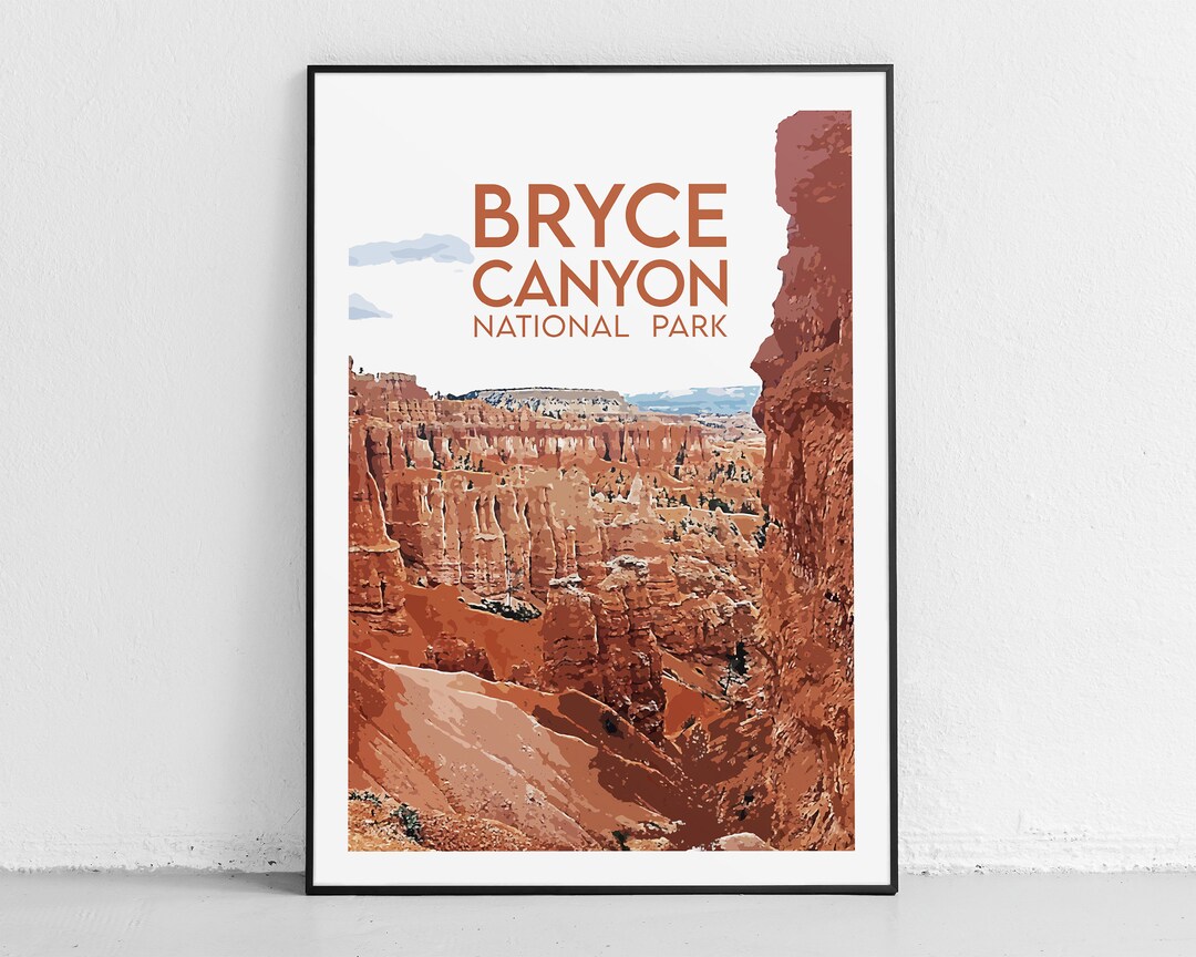Bryce Canyon Print - National Park Service - NPS Illustration ...