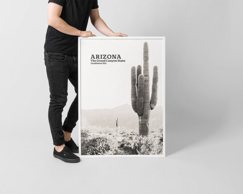 Arizona Poster Arizona Print Arizona Wall Art Arizona - Etsy