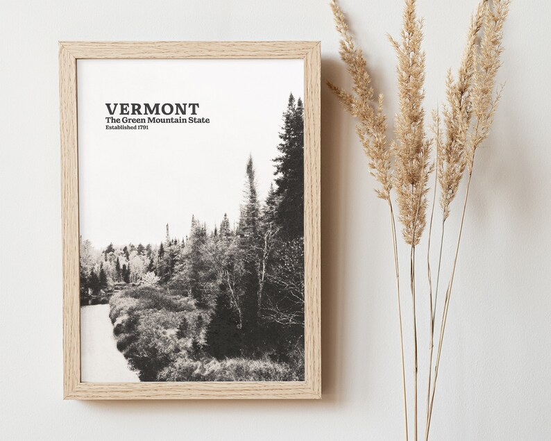 Vermont Poster - Vermont Print - Vermont Wall Art - Vermont Photography ...