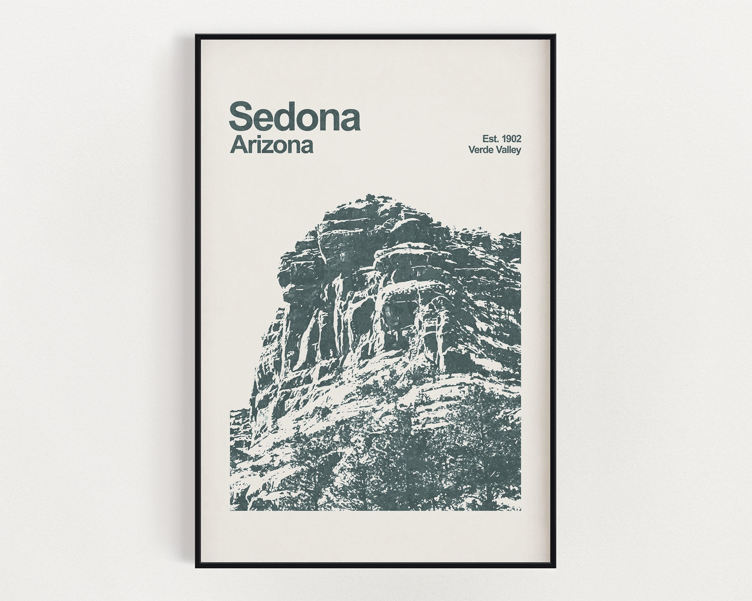 Sedona Arizona Poster Minimalist Wall Art - Etsy