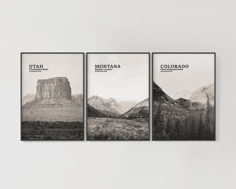 Utah Poster Utah Print Utah Wall Art Utah Photography | Etsy