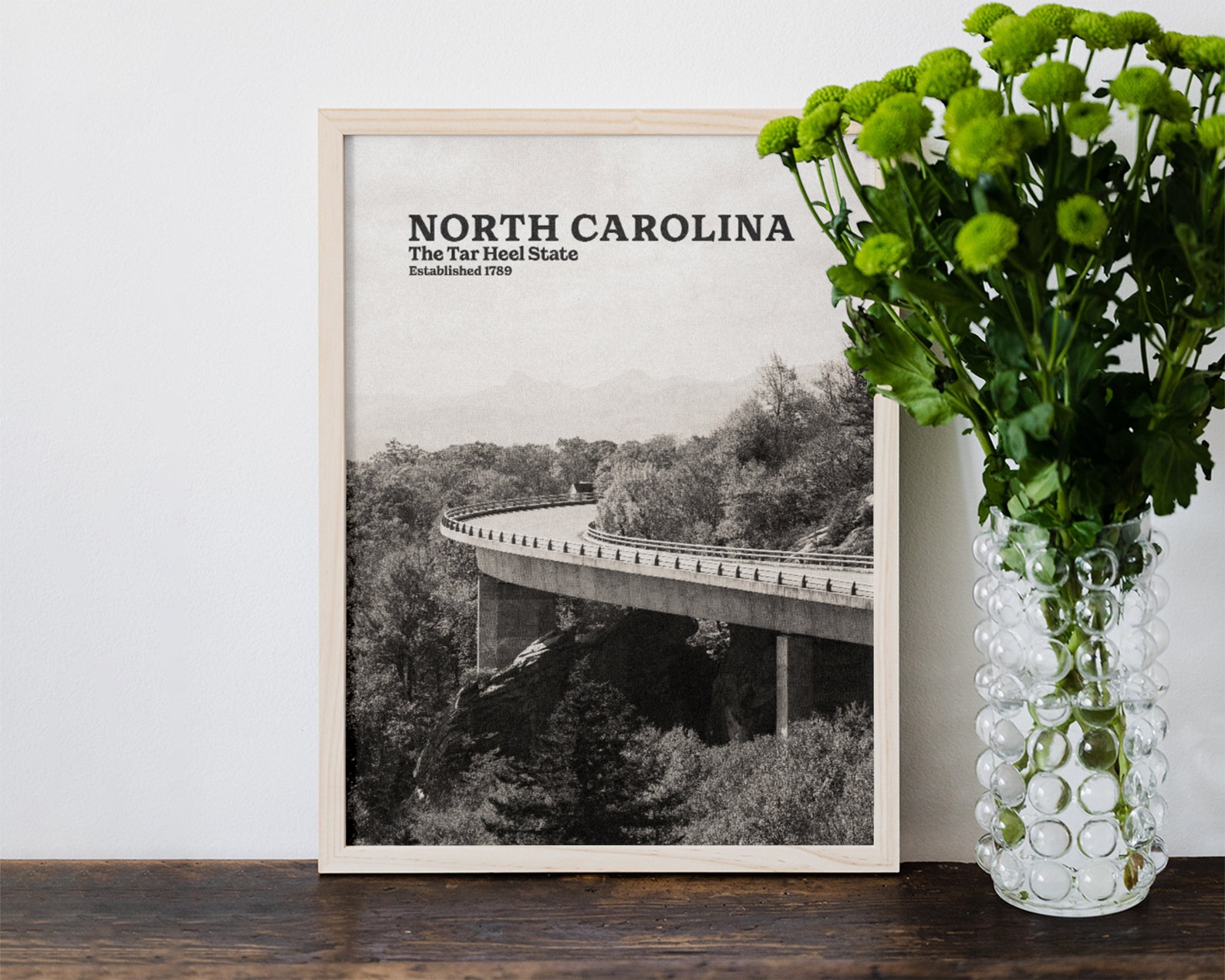 North Carolina Poster North Carolina Print North Carolina - Etsy