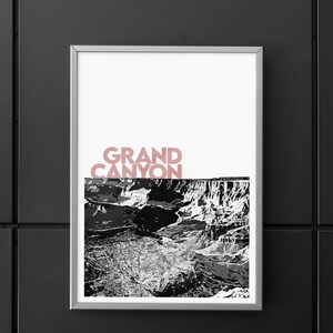 Grand Canyon National Park Print - Minimalist Poster - Arizona ...