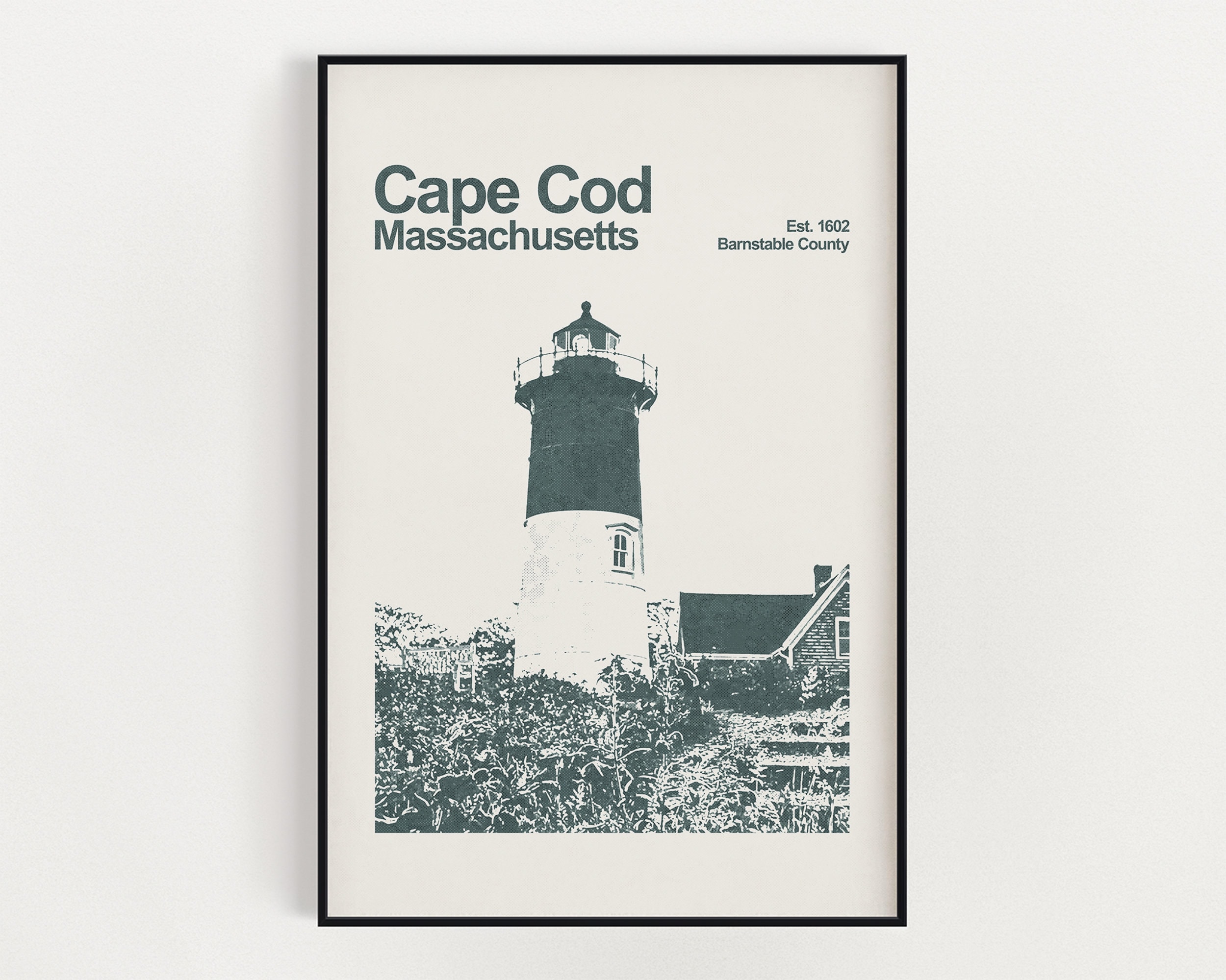 Cape Cod Massachusetts Poster Minimalist Wall Art - Etsy
