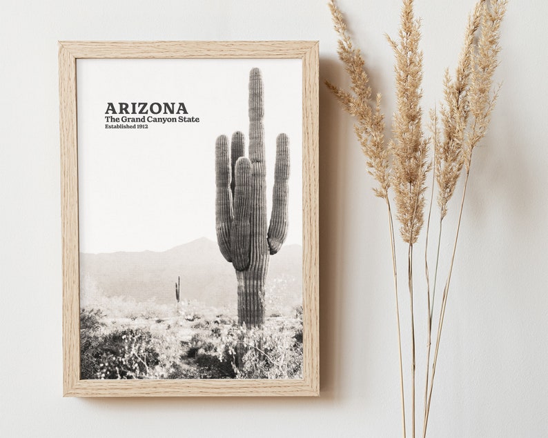 Arizona Poster Arizona Print Arizona Wall Art Arizona - Etsy