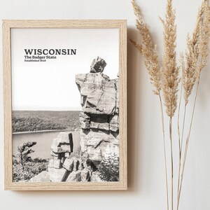Wisconsin Poster - Wisconsin Print - Wisconsin Wall Art - Wisconsin ...