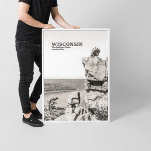 Wisconsin Poster - Wisconsin Print - Wisconsin Wall Art - Wisconsin ...