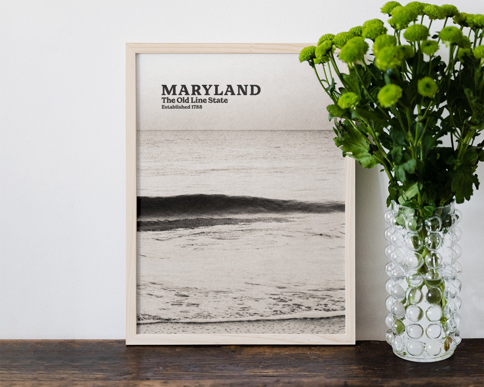 Maryland Poster Maryland Print Maryland Wall Art - Etsy