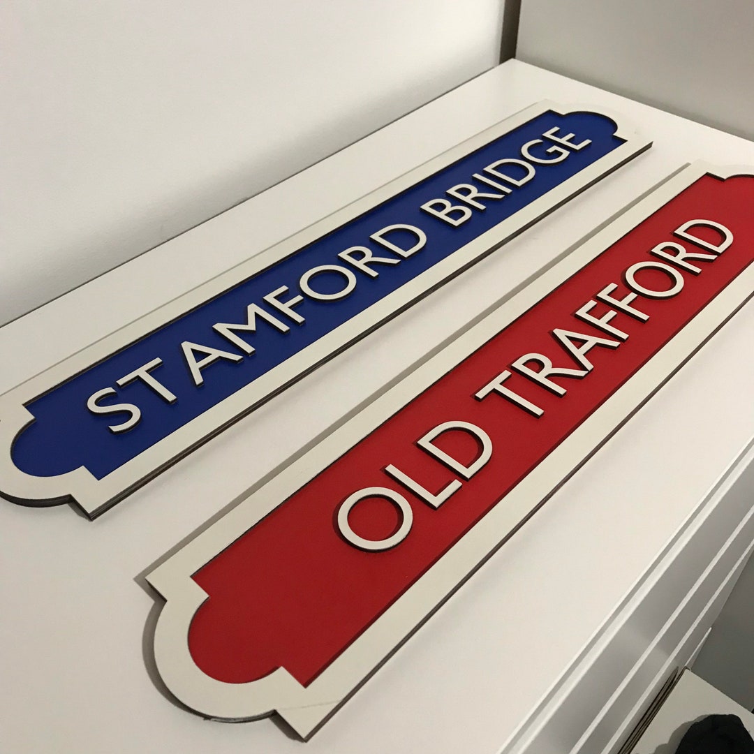 Football Stadium Sign - Etsy UK