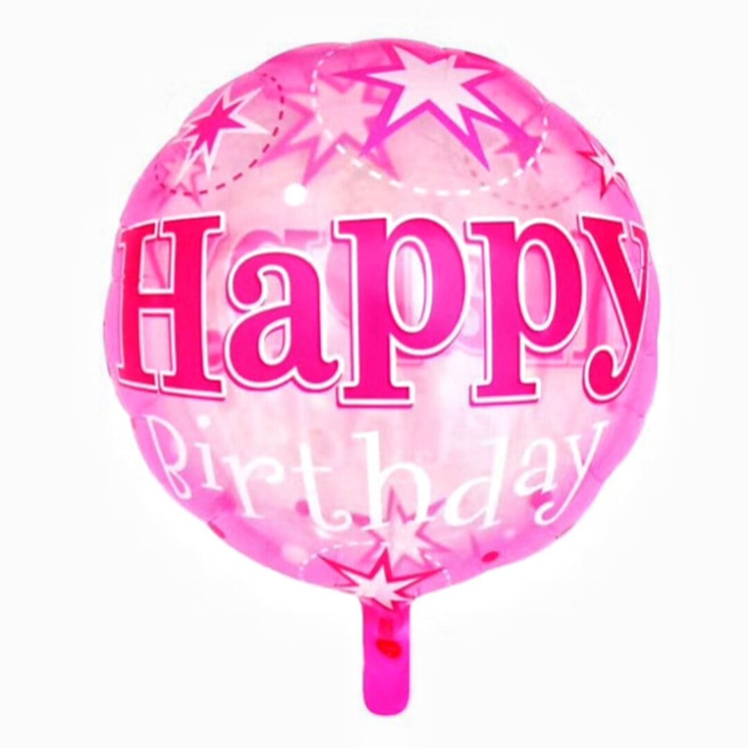 Happy Birthday Balloon Helium Balloon Inflatable 18in Round Balloons - Etsy
