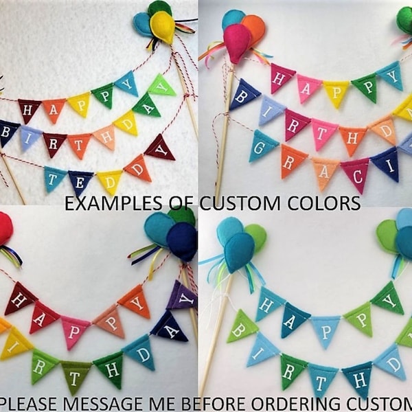 Cake Banner - Etsy