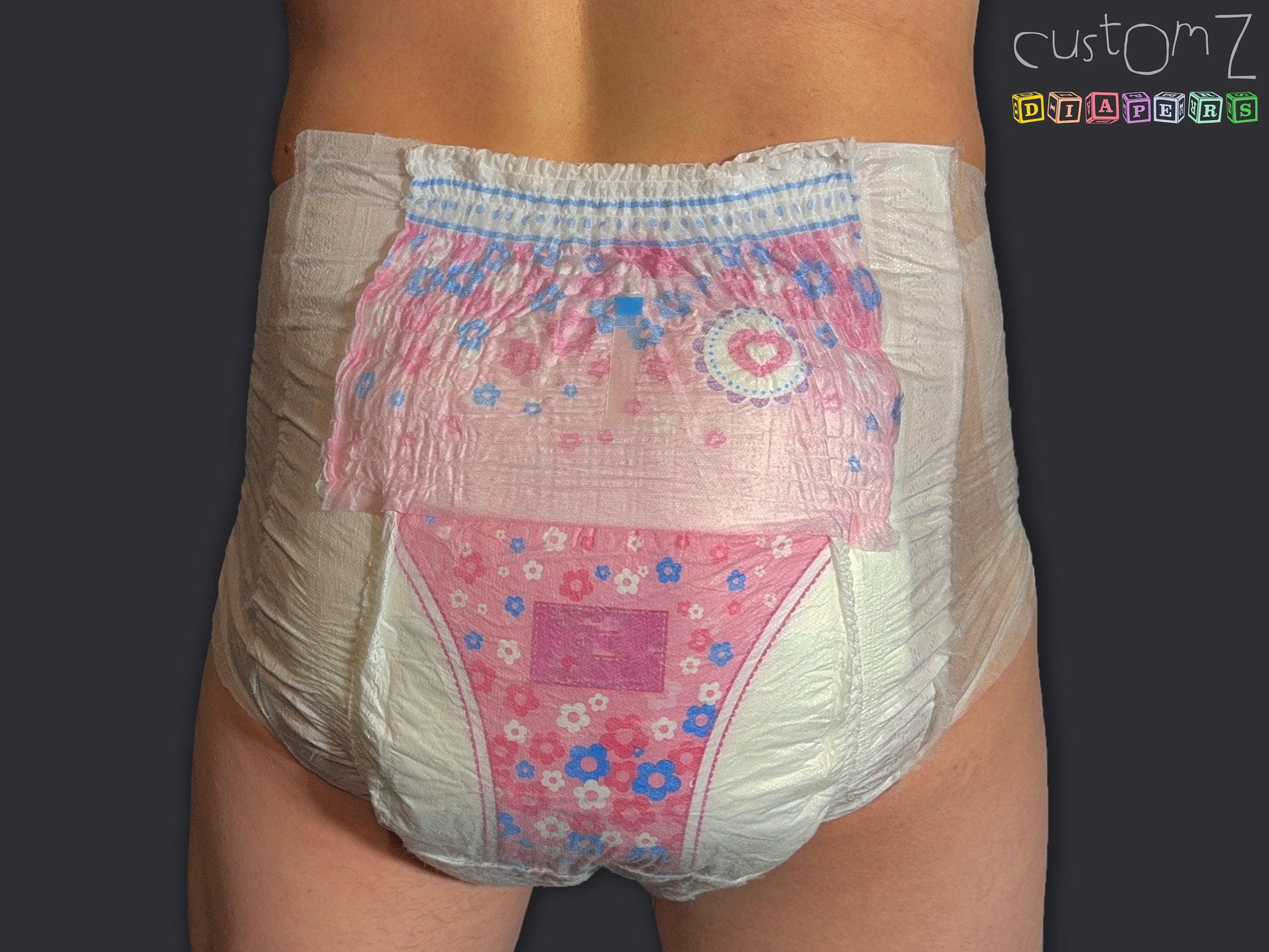 Customz Pink Princess ABDL Adult Baby Diaper Nappy 1 X Nappy - Etsy UK