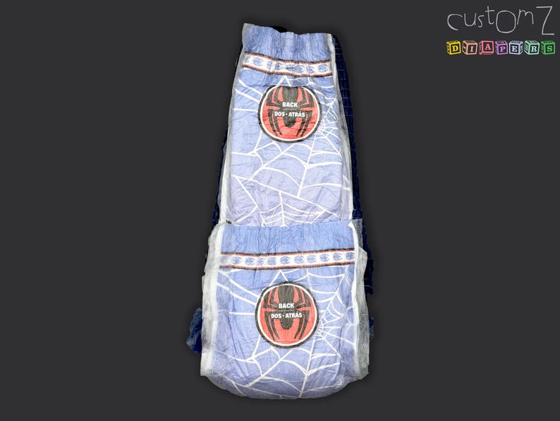 Customz Super Spidey ABDL Pull up Diaper - Etsy