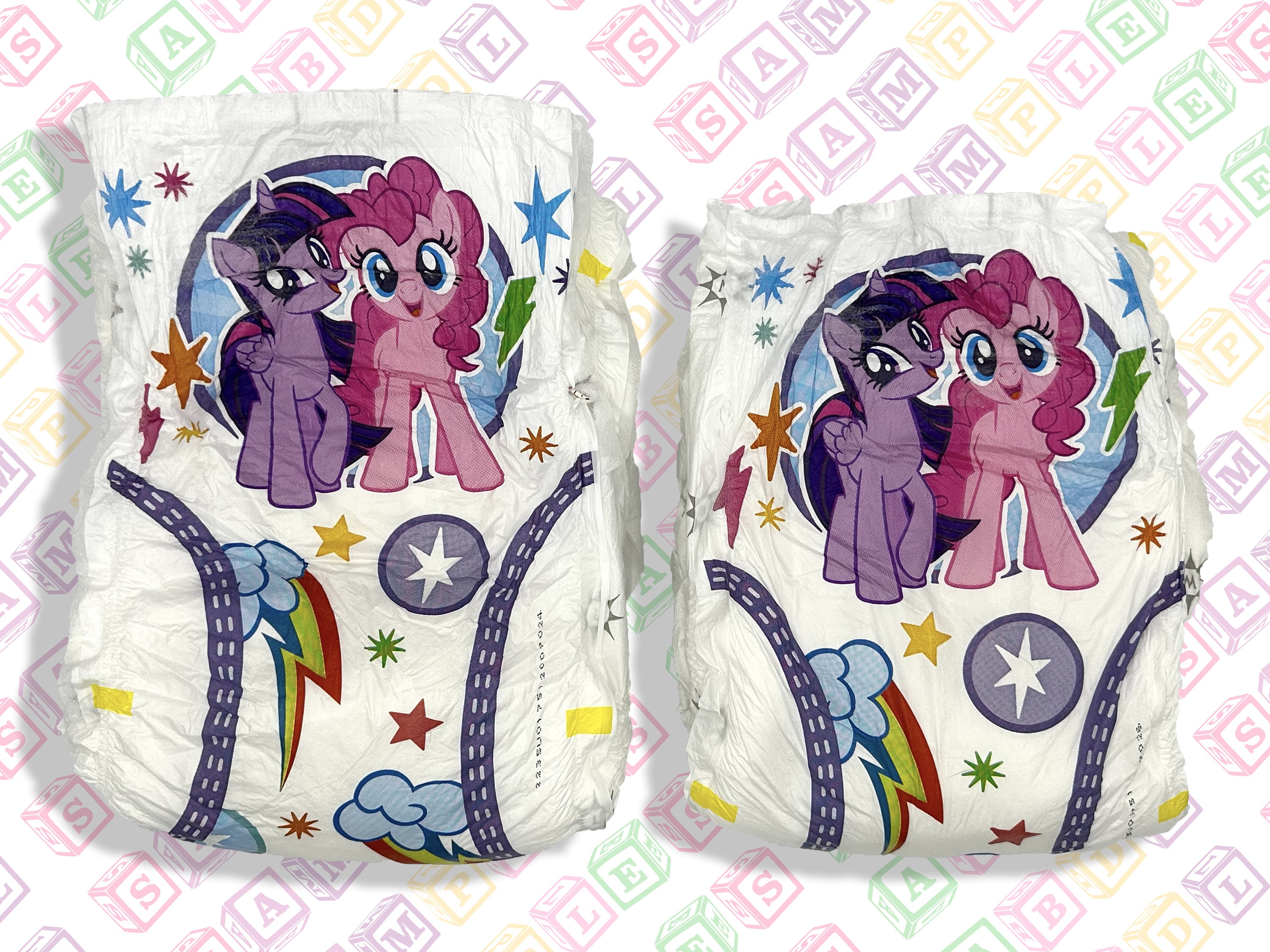 CustomZ MLP My Little Pony Pinkie Pie ABDL Plastic Backed - Etsy France