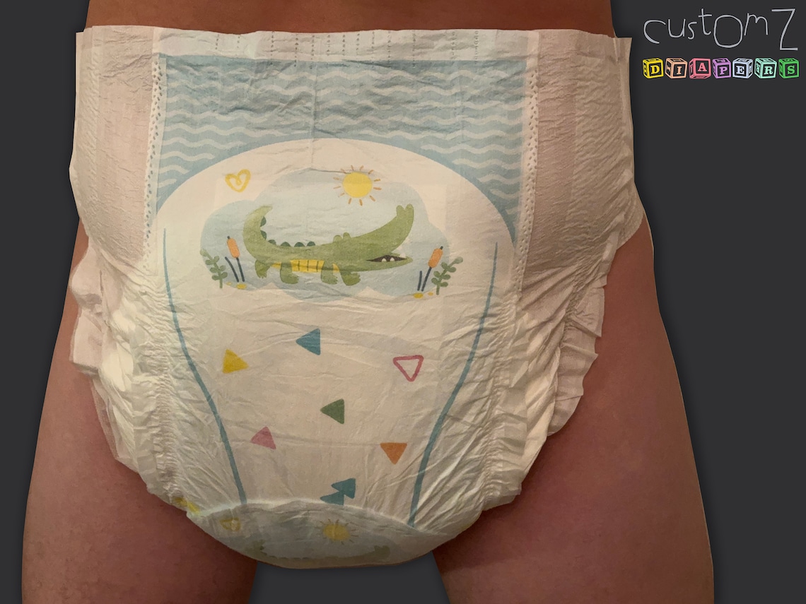 Customz Cosy Croc ABDL Adult Baby Diaper Nappy 1 X Nappy - Etsy Canada
