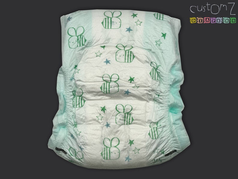 Customz Bumble Bees ABDL Adult Baby Diaper Nappy - 1 X Nappy - Etsy