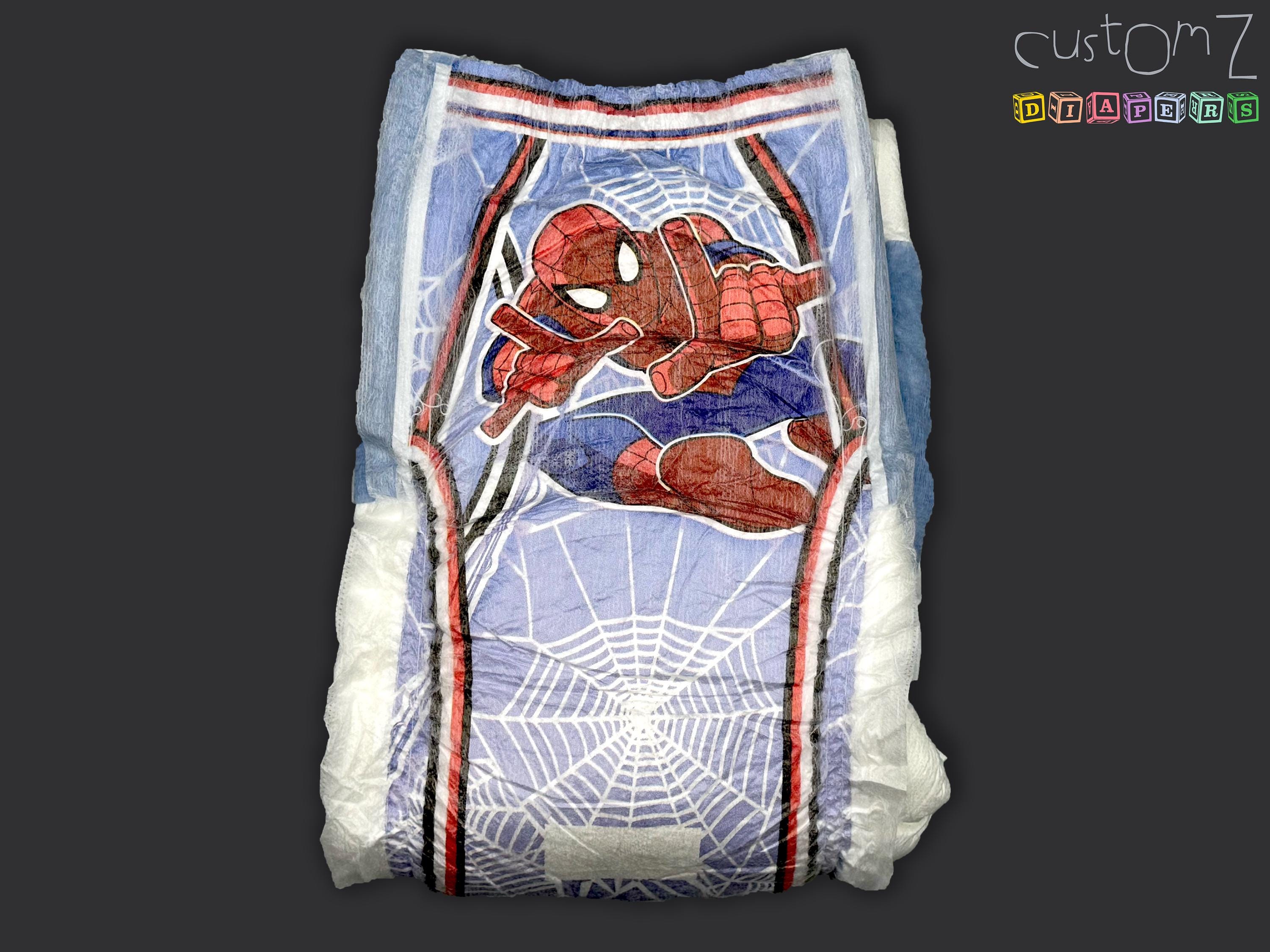 Customz Super Spidey ABDL Adult Baby Diaper Nappy - 1 X Nappy - Etsy