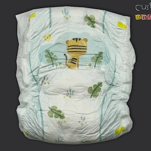 Customz Tiny Tiger ABDL Adult Baby Diaper Nappy - 1 X Nappy - Etsy