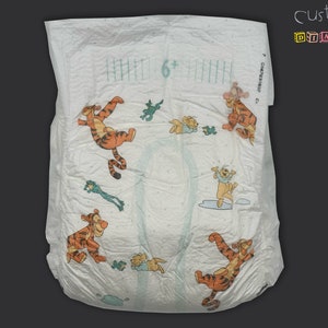 Customz Tiger & Friends ABDL Adult Baby Diaper Nappy - 1 X Nappy - Etsy