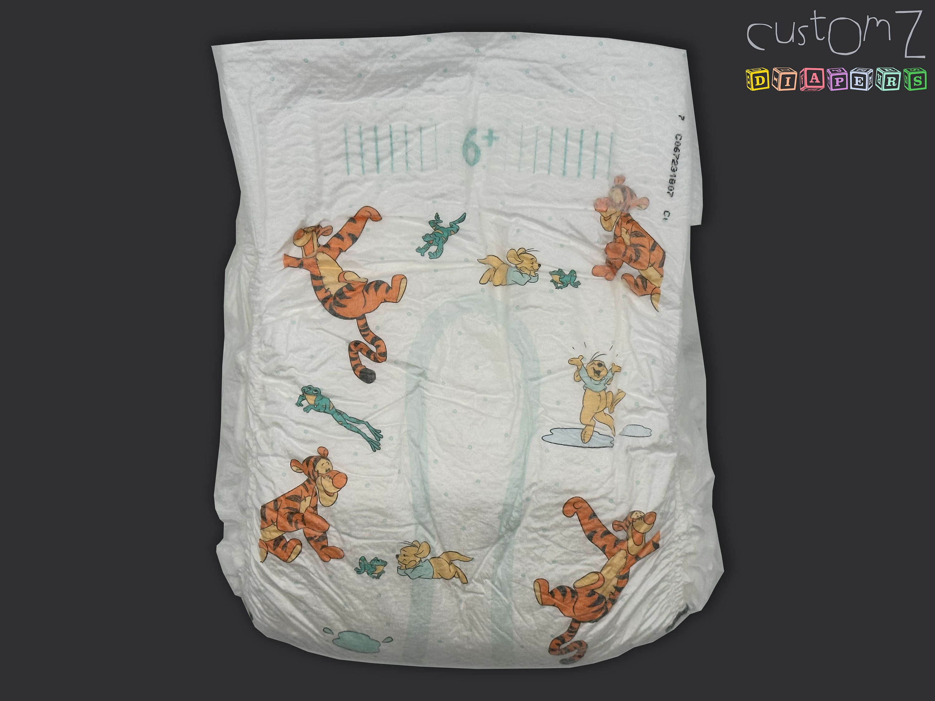 Customz Tiger & Friends ABDL Adult Baby Diaper Nappy - 1 X Nappy - Etsy