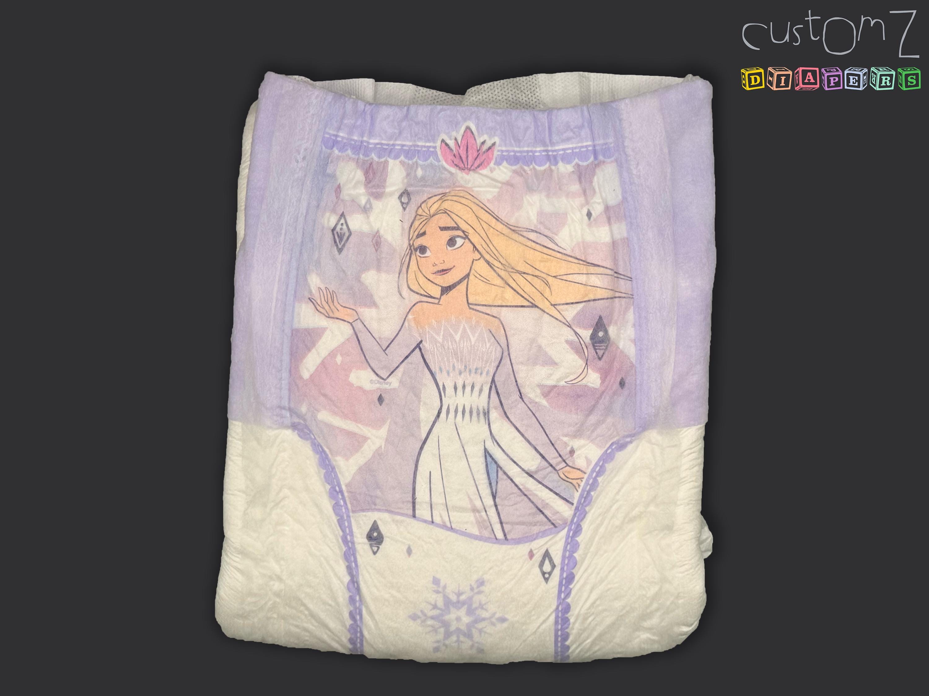 Customz Ice Princess ABDL Diaper: Fade When Wet Snowflakes - Etsy