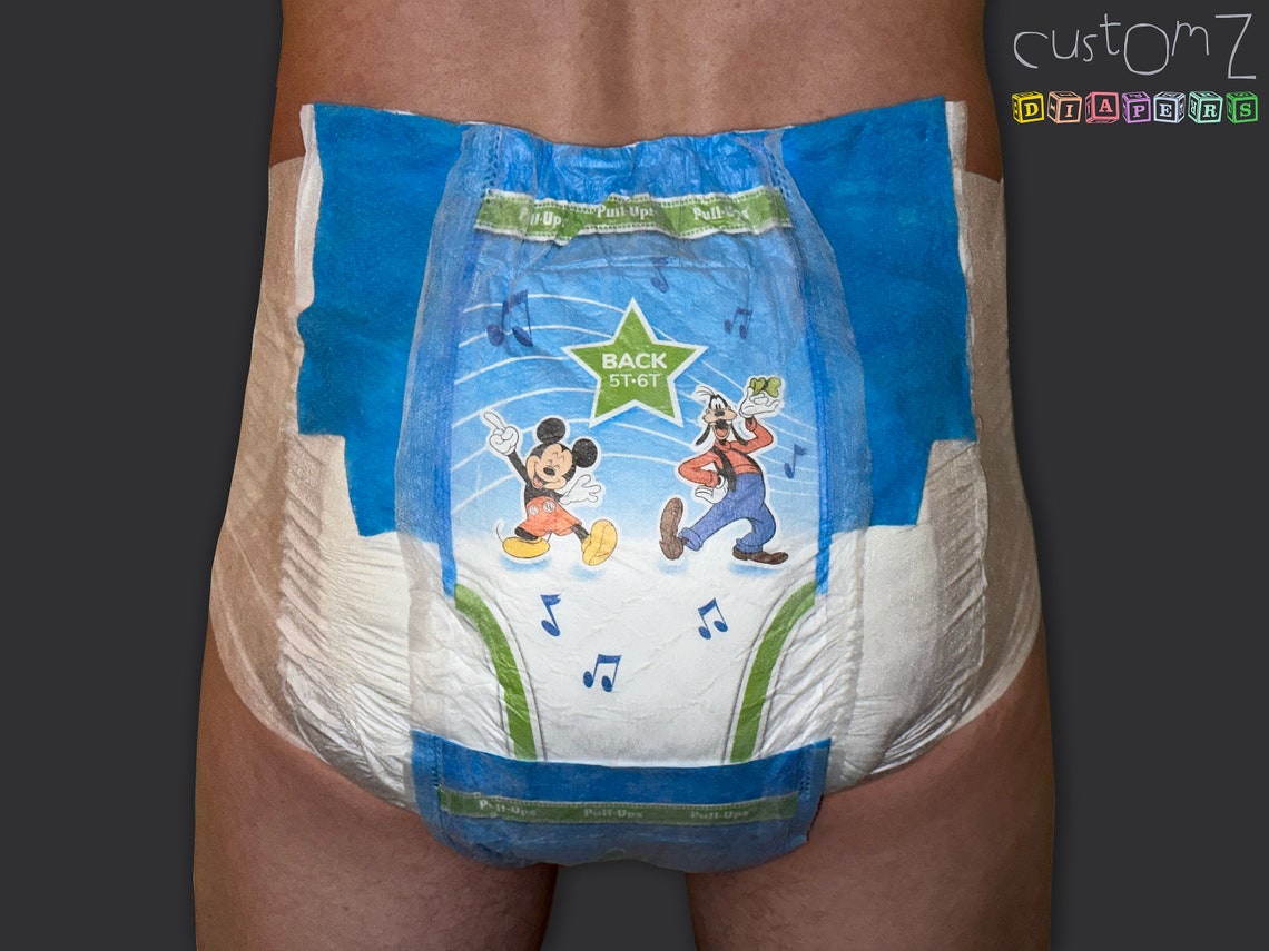 Customz Mr Mouse ABDL Adult Baby Diaper Nappy - 1 X Nappy - Etsy