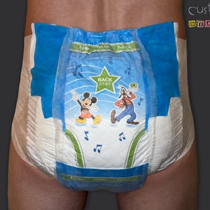 Customz Mr Mouse ABDL Adult Baby Diaper Nappy - 1 X Nappy - Etsy