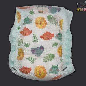 Customz Jungle Friends ABDL Adult Baby Diaper Nappy - 1 X Nappy - Etsy ...