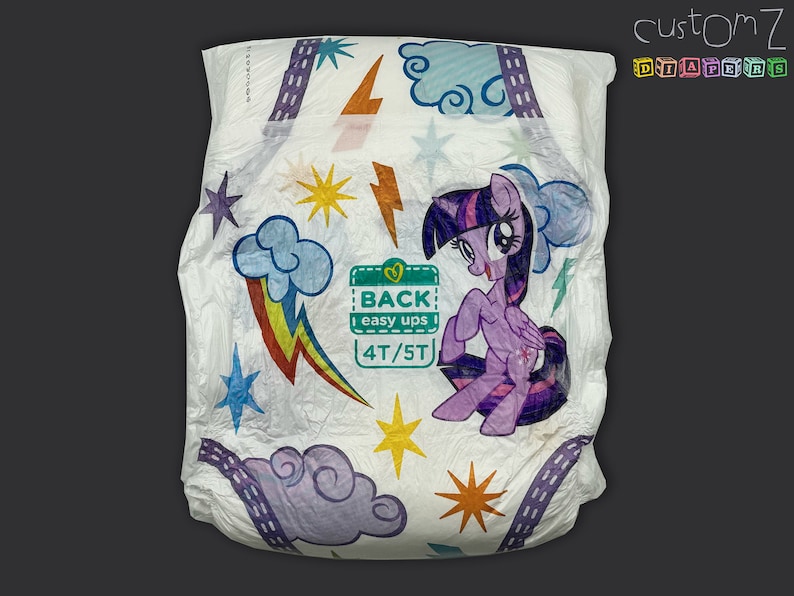 Rainbow Dash My Little Pony ABDL Adult Diaper - Etsy
