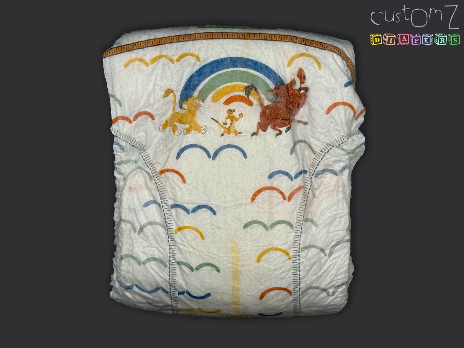 Customz Lion Pals ABDL Adult Baby Diaper Nappy - 1 X Nappy - Etsy Canada