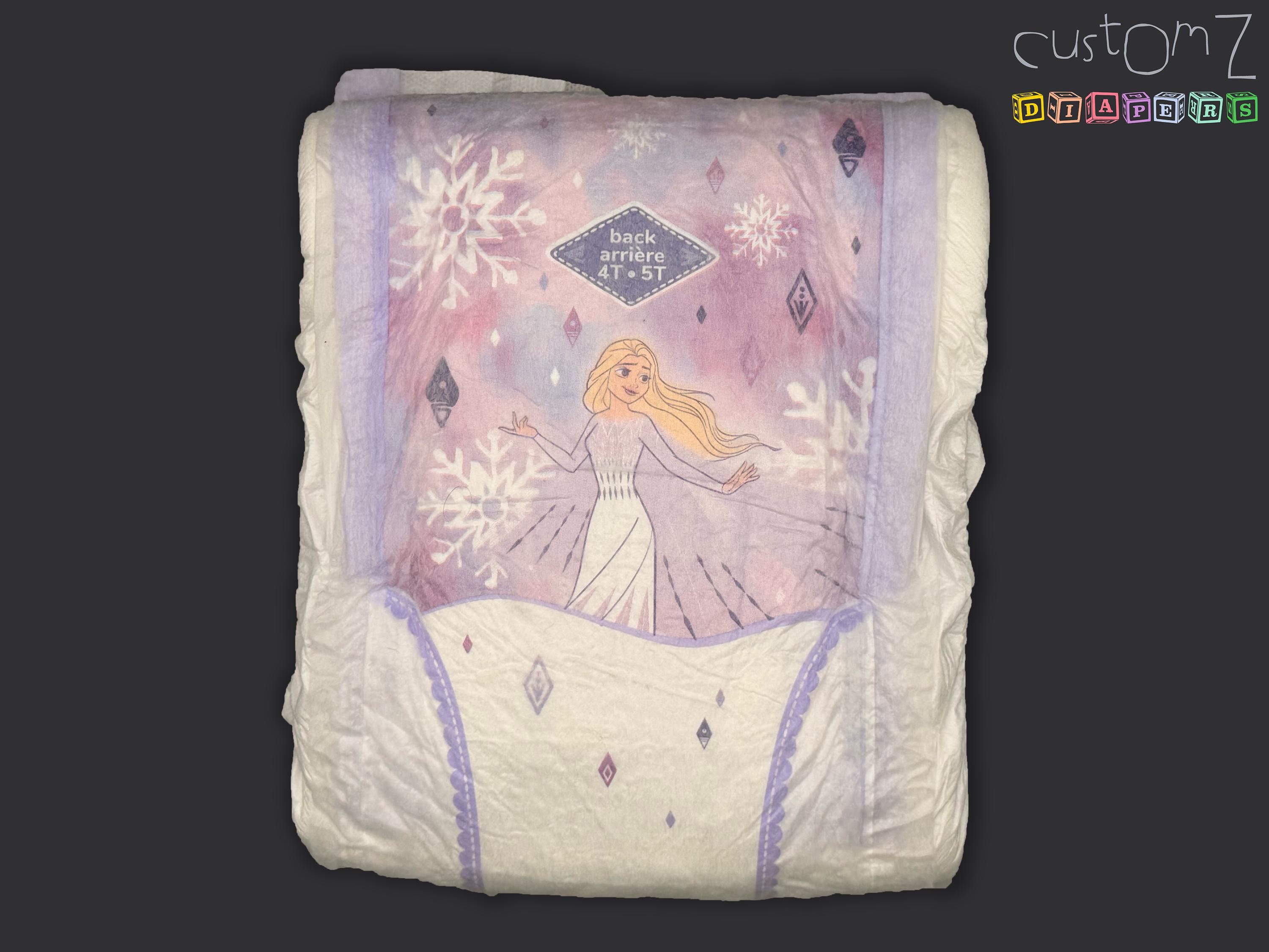 Customz Ice Princess ABDL Diaper: Fade When Wet Snowflakes - Etsy