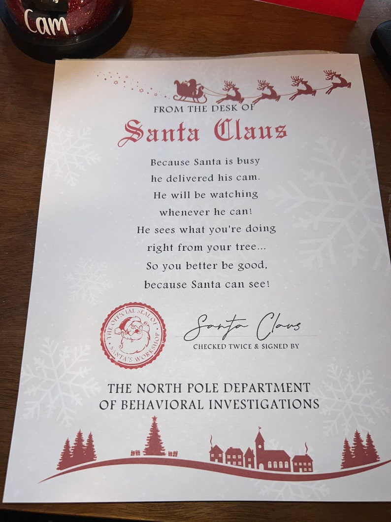 Santa Cam - Etsy