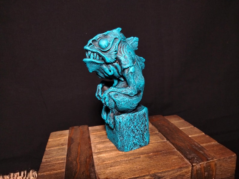 Lovecraft's Dagon Resin Idol Sculpture - Etsy
