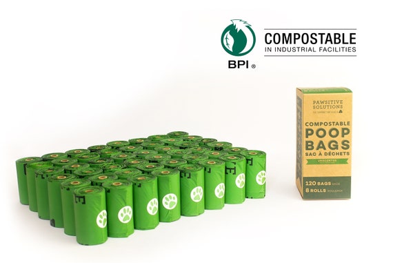 BPI Compostable Poop Bags 6 Pack pour chiens Animaux BPI | Etsy