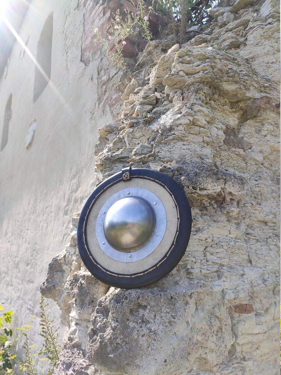 Buckler Medieval Shield Boss Wooden Buckler Little Shield | Etsy