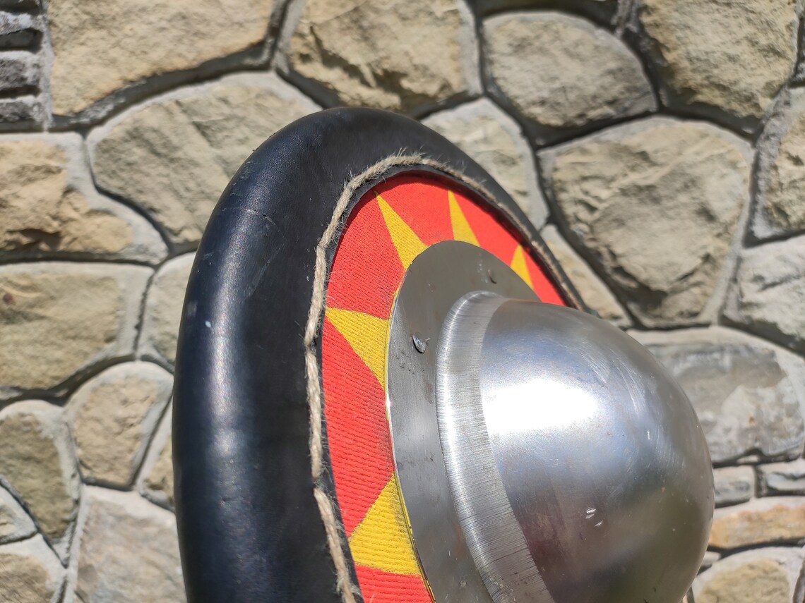 Buckler Medieval Shield Boss Wooden Buckler Little Shield - Etsy