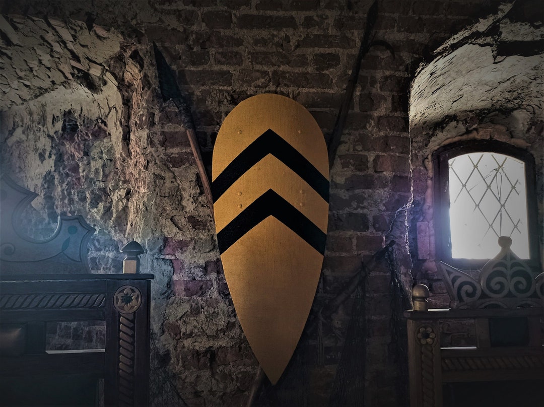 Medieval Kite Shield With Board Imitation Weapon Battle - Etsy