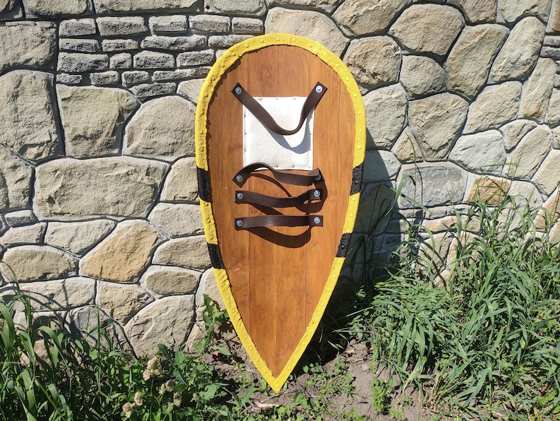 Medieval Kite Shield With Board Imitation Weapon Battle - Etsy