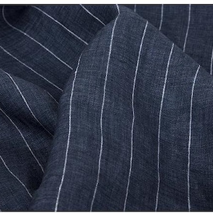 Premium Linen Fabric，striped Linen , Linen Striped Yarn-dyed Fabric ...